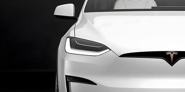 Tesla Model X Rose Gold – EV Wraps