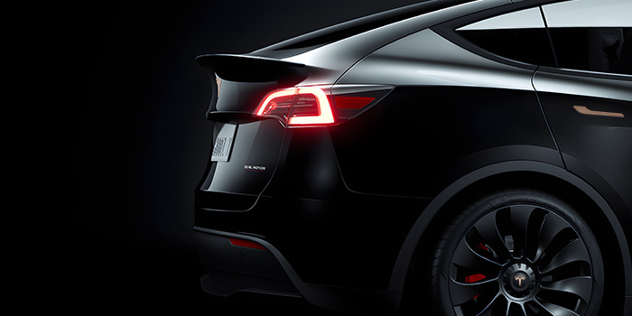 Tesla Model Y Rose Gold – EV Wraps