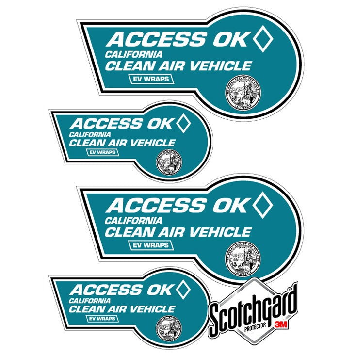 California HOV Stickers Protection Film – EV Wraps